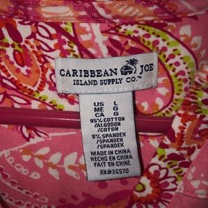 Caribbean Joe | Tops | Caribbean Joe Island Supply Co L Top | Poshmark